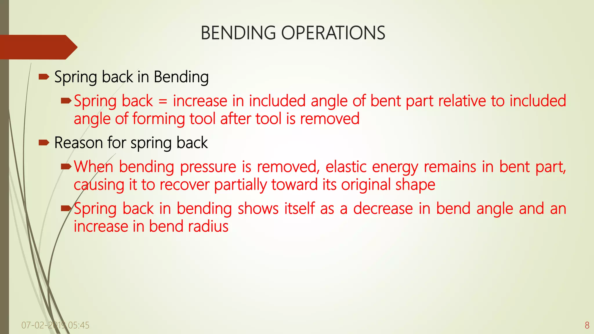 Bending and drawing | PPTX