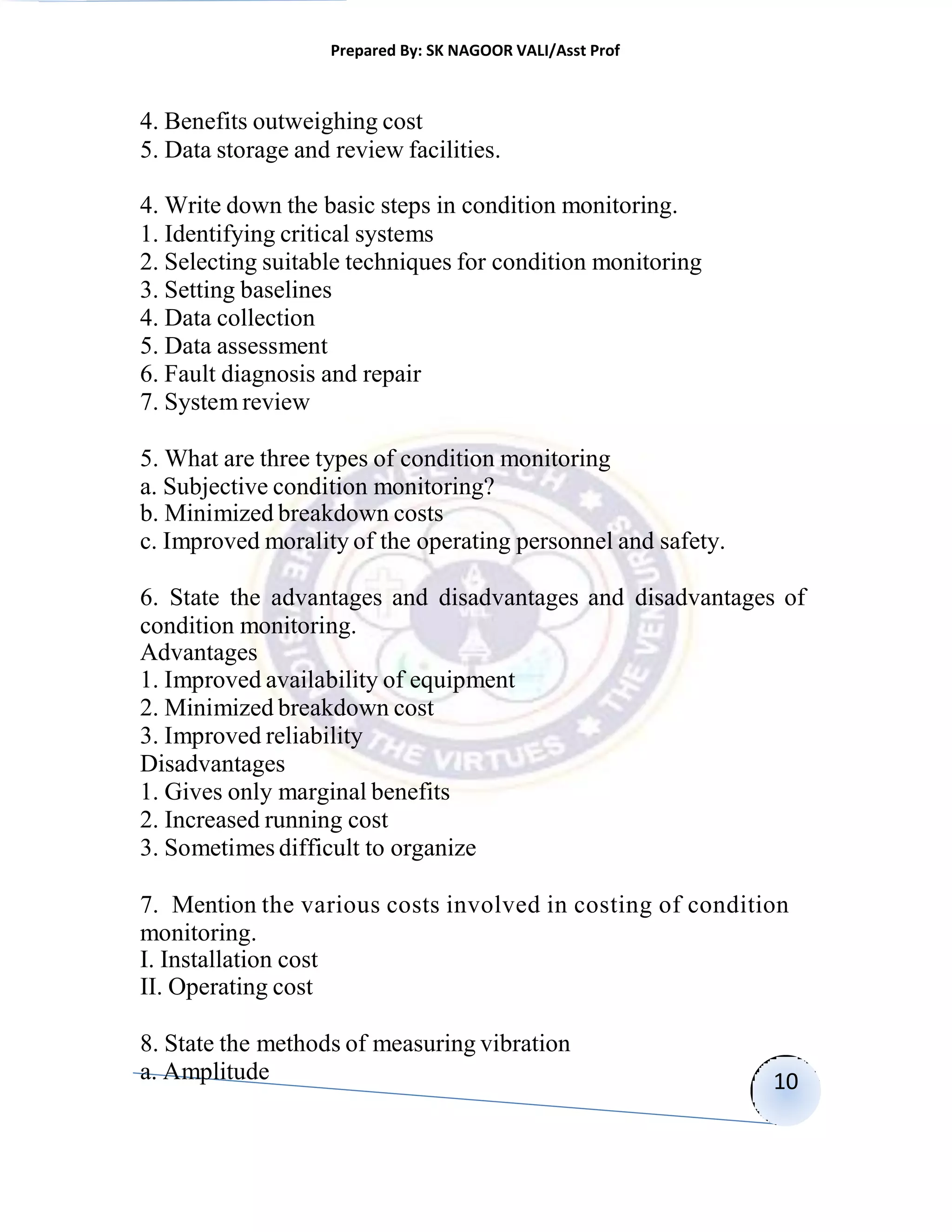 maintenance engineering | PDF