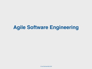 Engineering Software Products: 2. agile software engineering | PDF