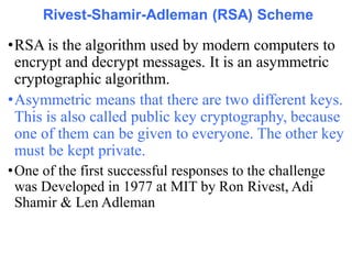 2. public key cryptography and RSA | PDF