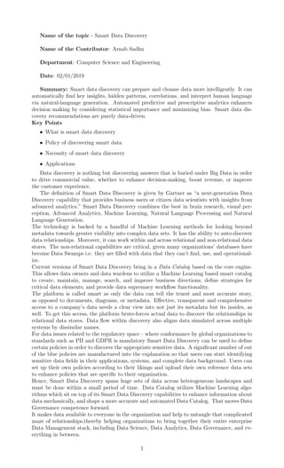 2. Smart Data Discovery | PDF
