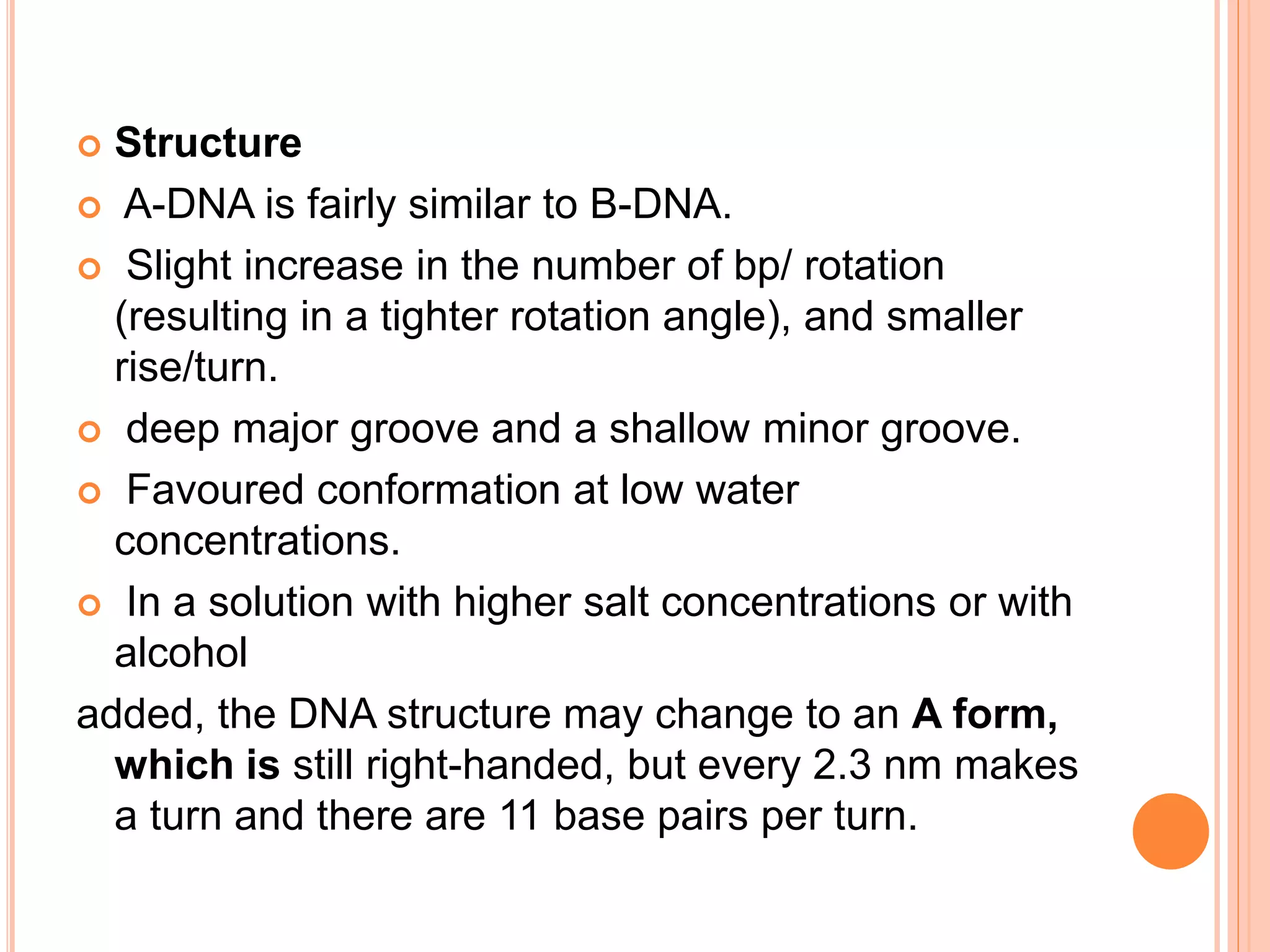 DNA strcture and function | PPTX