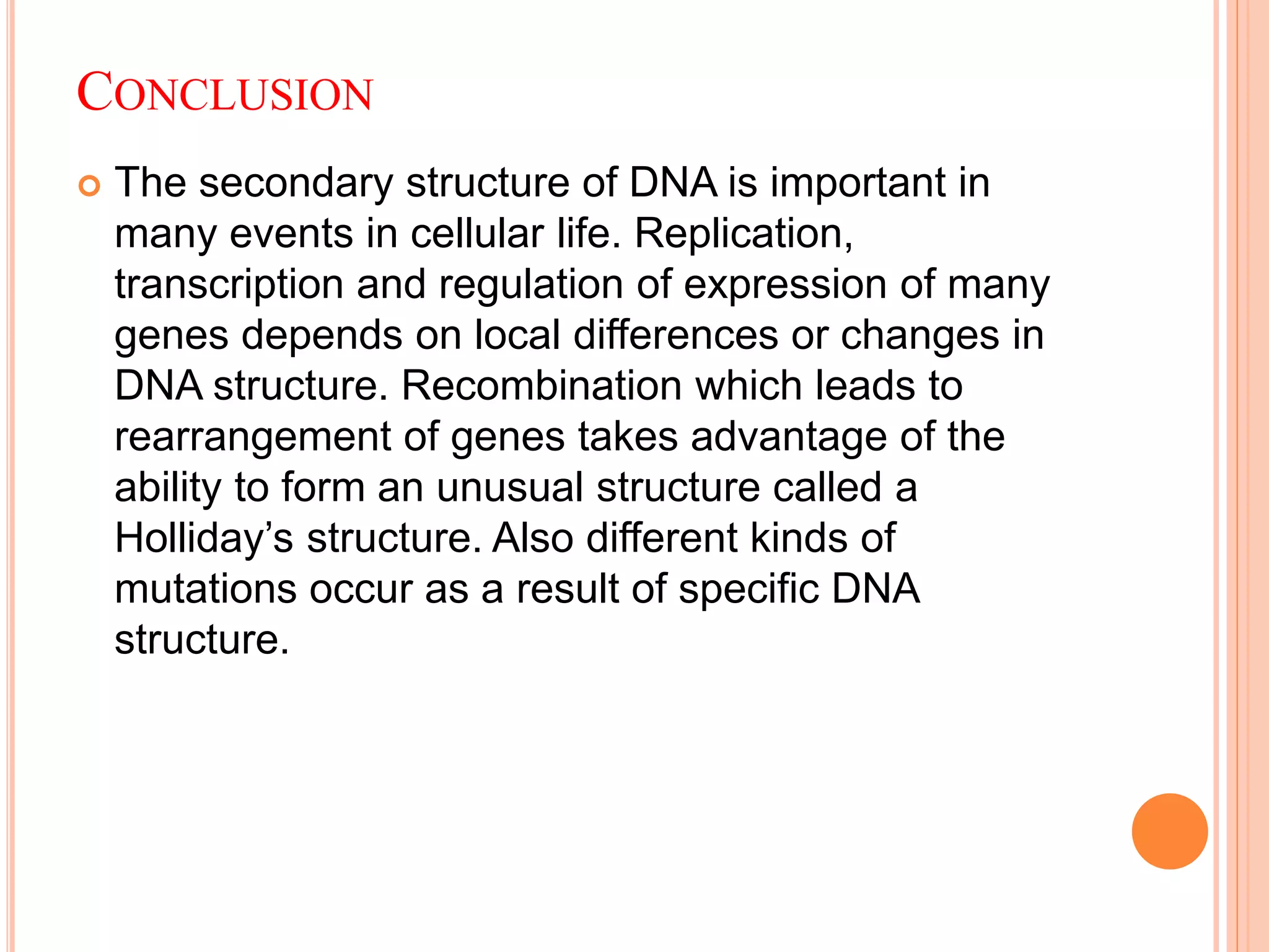 DNA strcture and function | PPTX