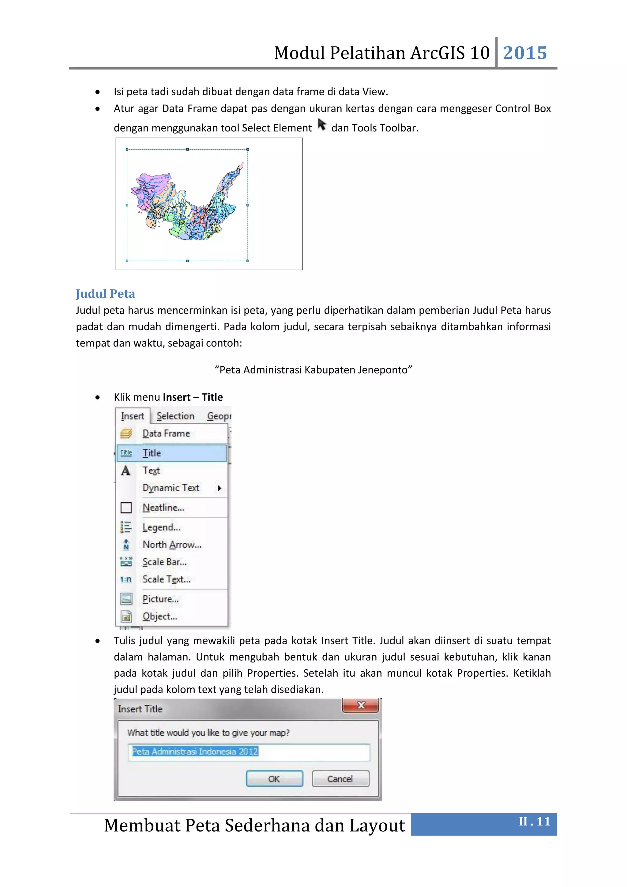 Membuat Layout Peta | PDF