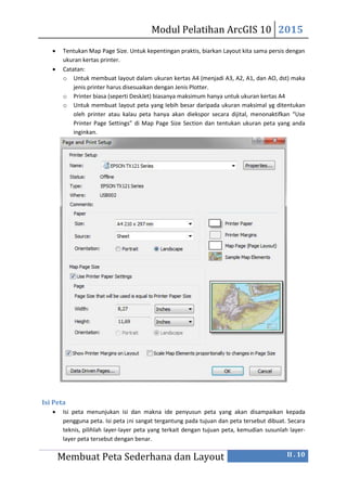Membuat Layout Peta | PDF