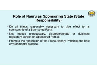 2. g. leung nauru national legislation | PDF | Business | Business and ...