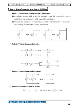 2. d. c. circits | PDF | Computer Networking | Computing