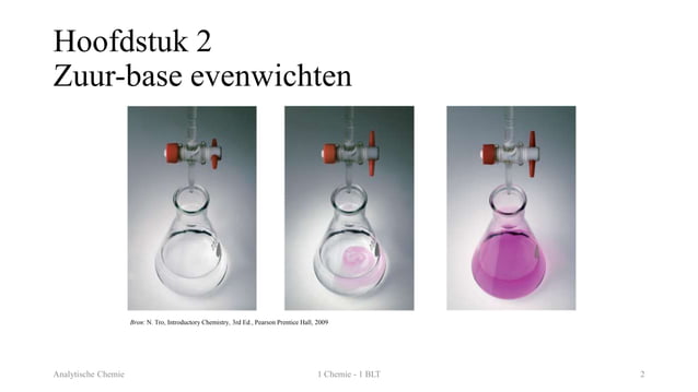 Hoofdstuk 2. Zuur base-evenwichten - Buffers | PPTX | Chemistry | Science