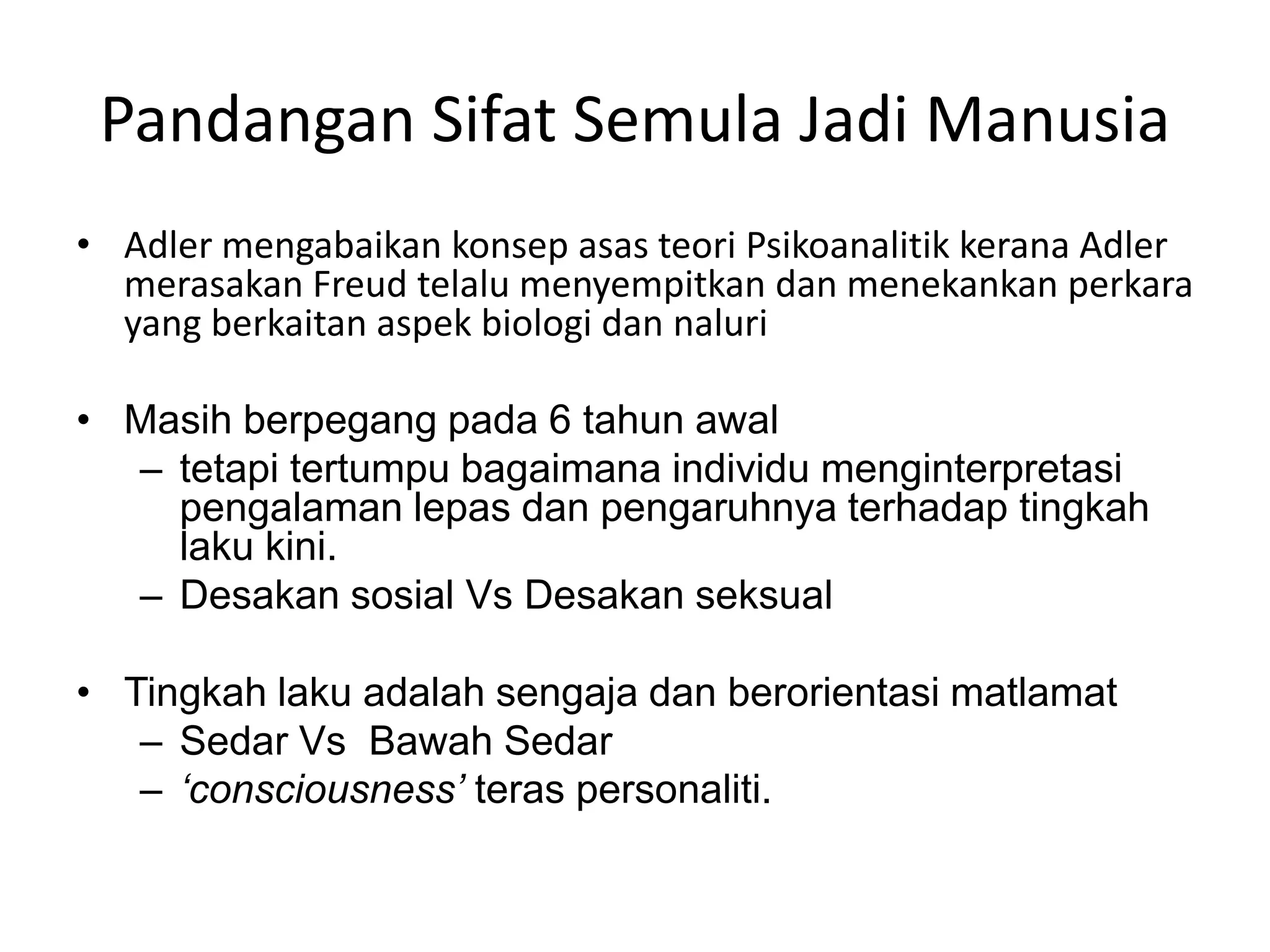 terapi adlerian/ psikologi individu | PPTX
