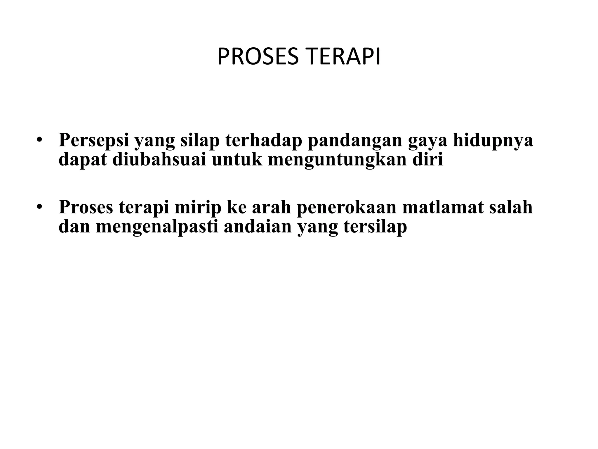 terapi adlerian/ psikologi individu | PPTX