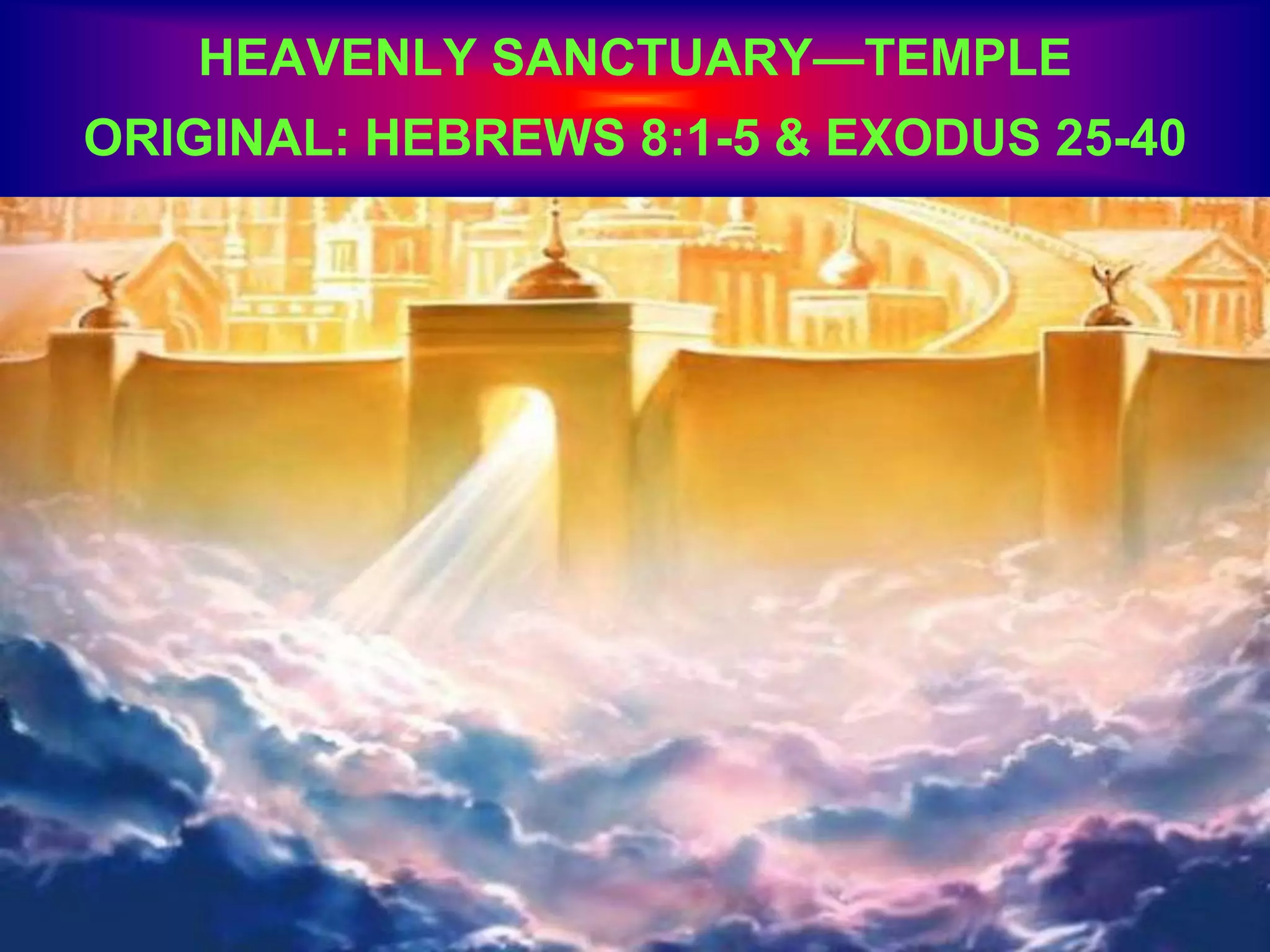 2. the hebrew sanctuary | PDF