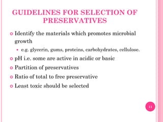 Preservatives & surfactants in cosmetics | PDF