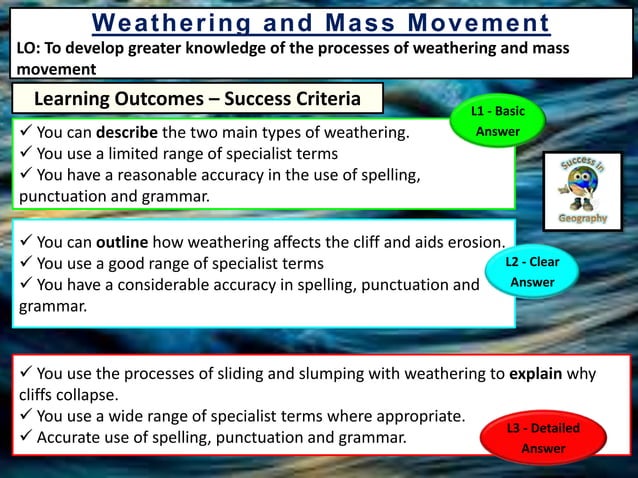 2. weathering and mass movement | PPTX | Geology | Science