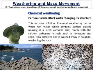 2. weathering and mass movement | PPTX | Geology | Science