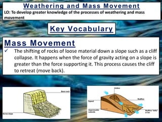 2. weathering and mass movement | PPTX