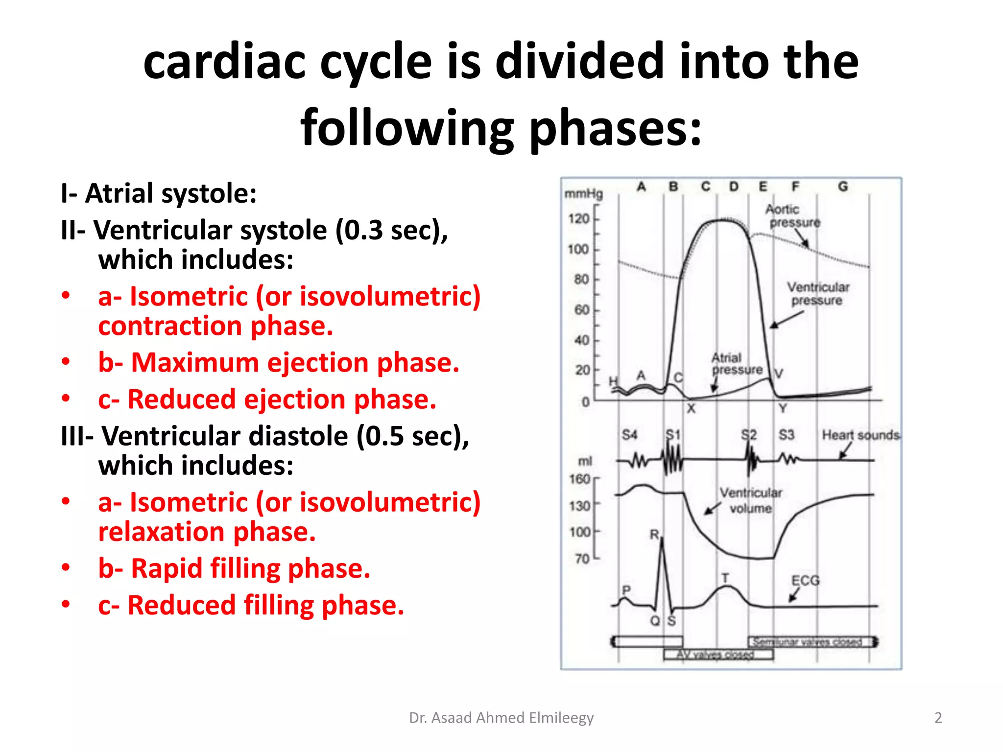 2. cardiac cycle and heart rate (dental) | PPTX