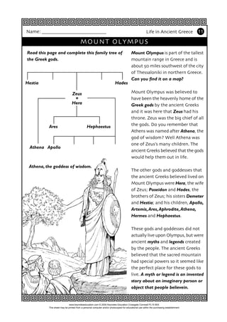2.3 greece worksheet | PDF