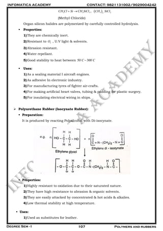 2. polymers rubbers | PDF