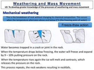 2. Weathering and mass movement | PPT