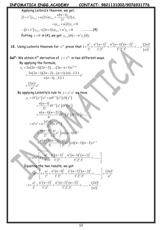 2. successive differentiation | PDF