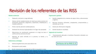 Redes Integradas de Servicios de Salud - RISS | PPTX