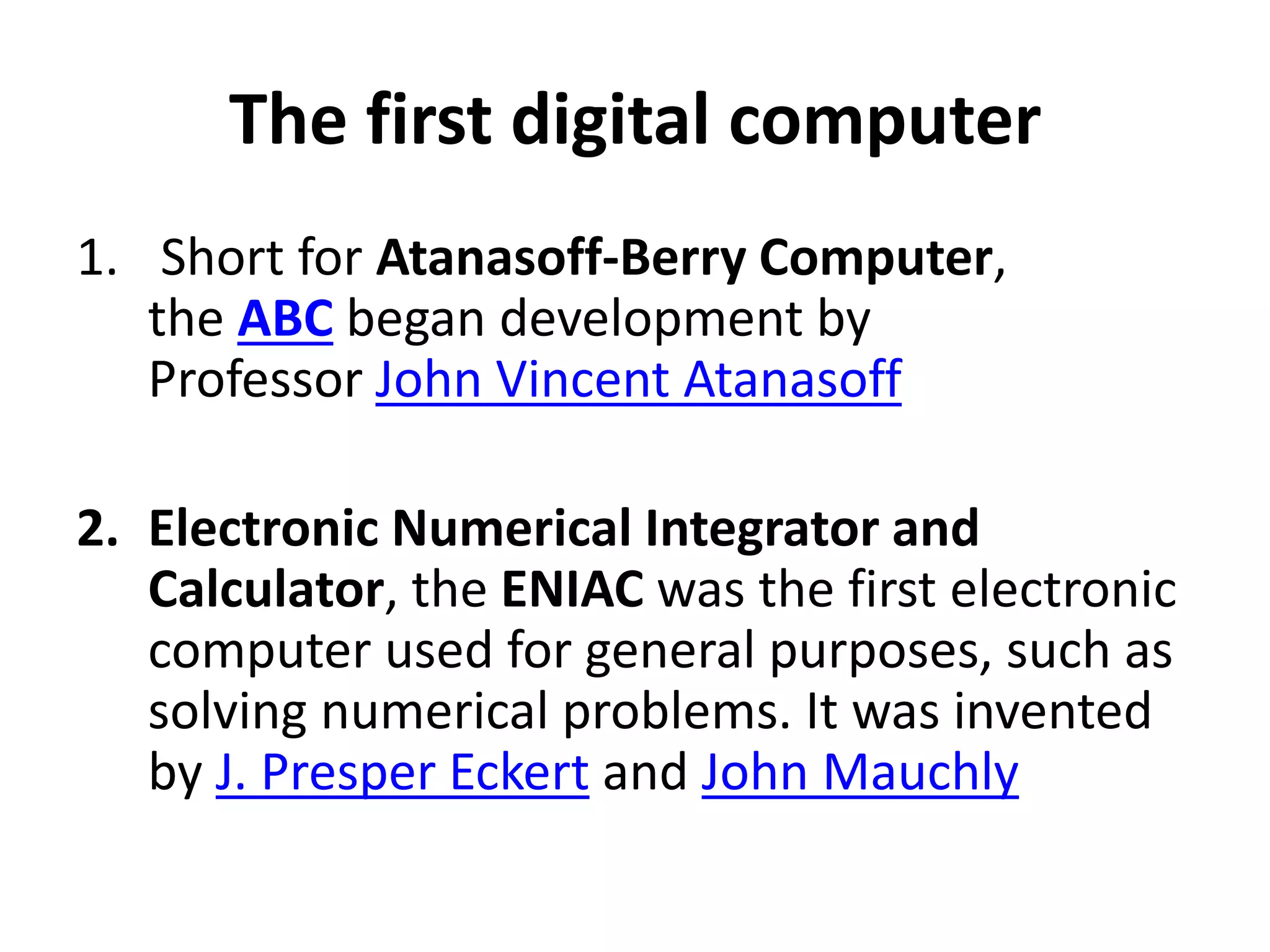 Generations of computer | PDF
