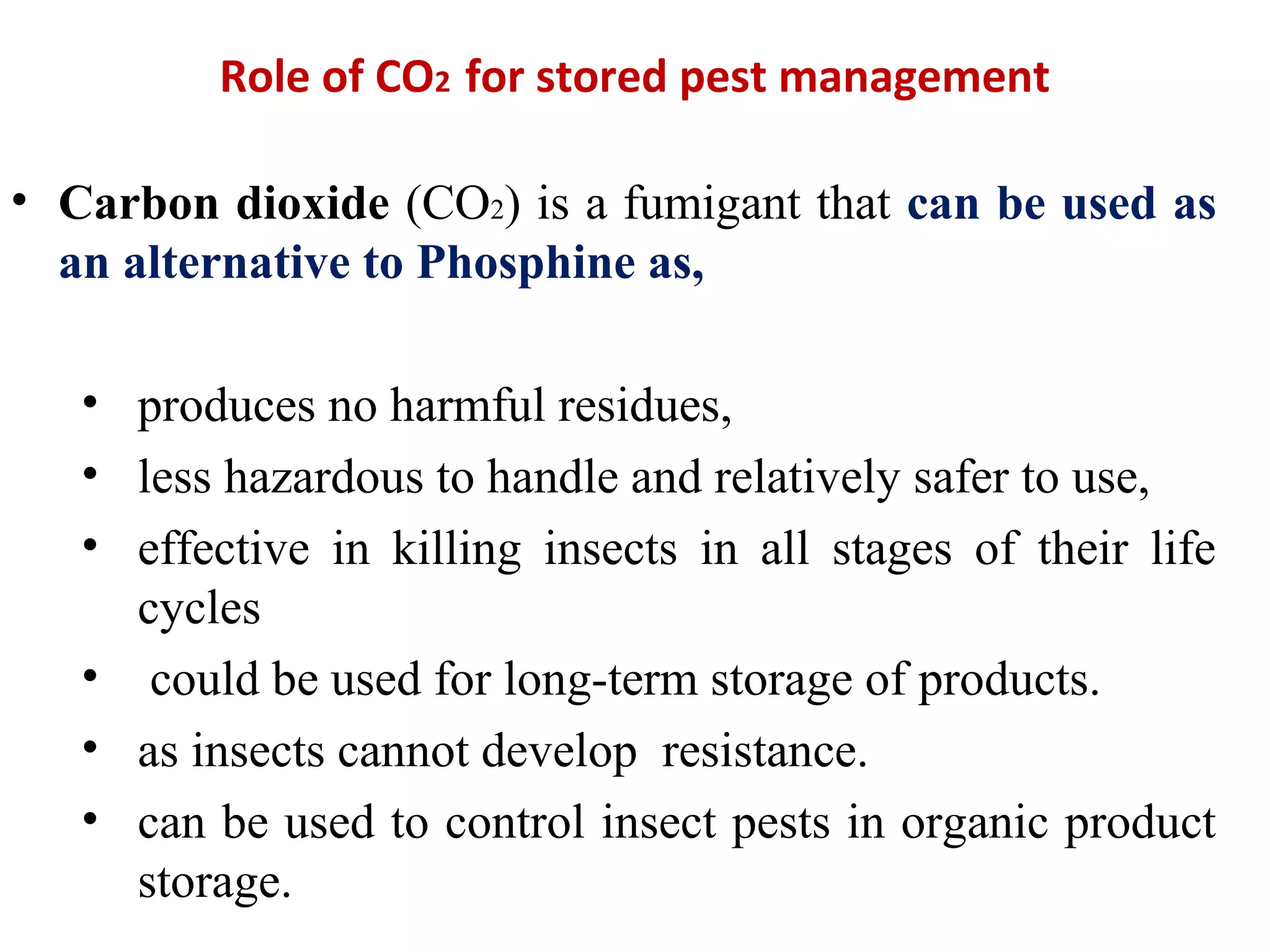 Sachin Kumar Jaiswal, IGKV, C.G. Role of CO2 and Ozone for stored pest ...