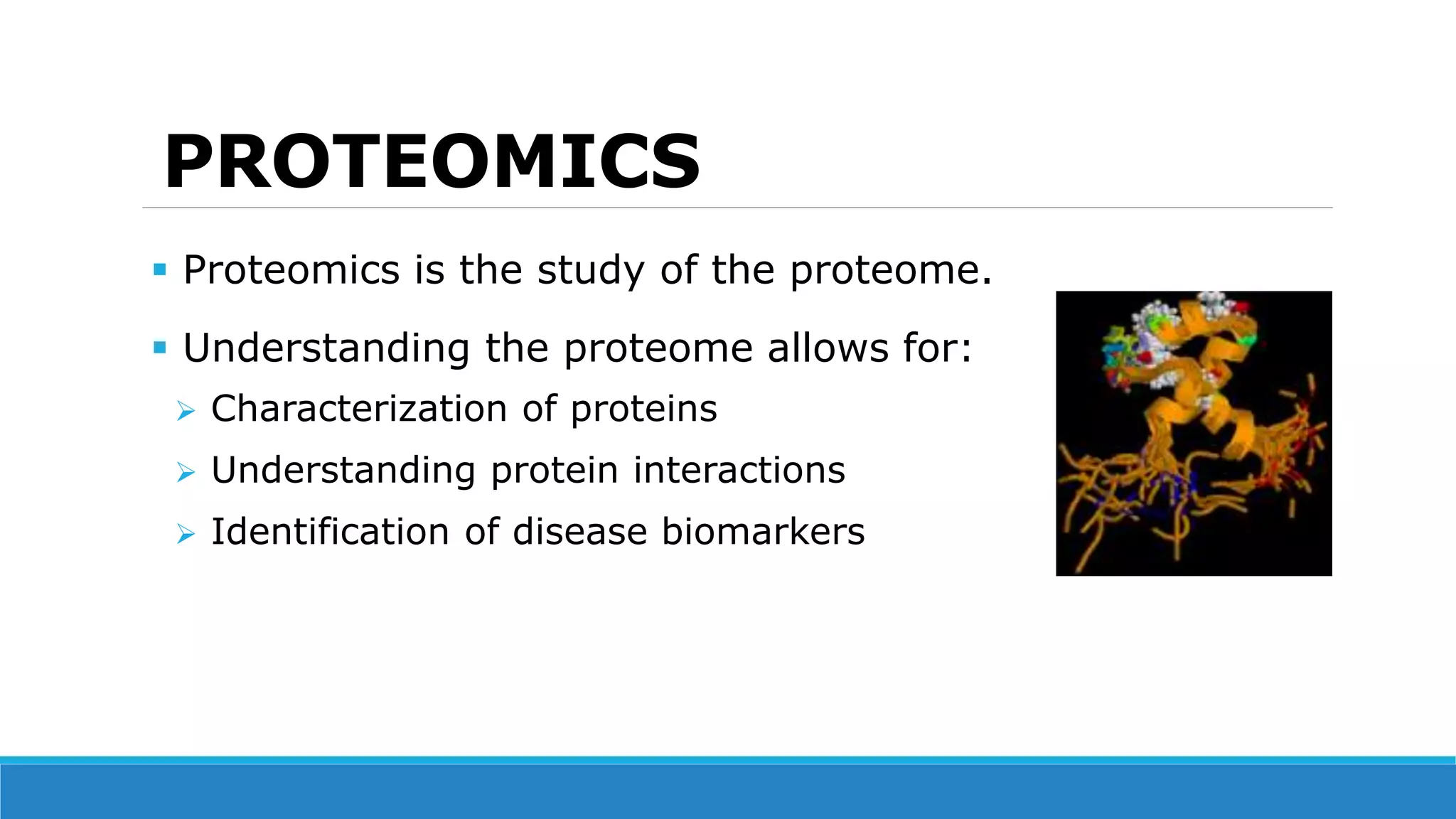 Genes, Genomics and Proteomics | PPTX