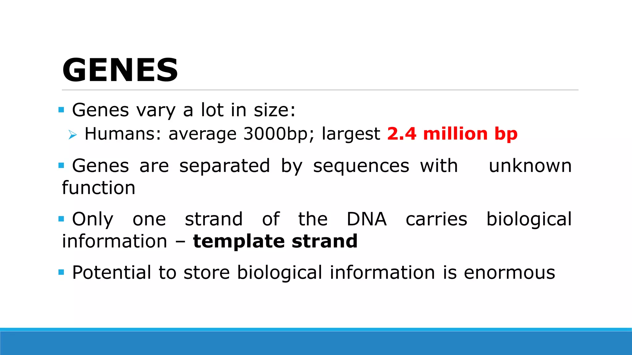Genes, Genomics and Proteomics | PPTX