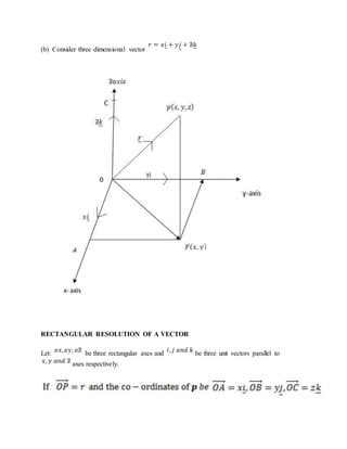 VECTOR ANALYSIS-1 | DOCX | Physics | Science