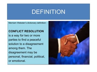 Effective Conflict Resolution | PPTX