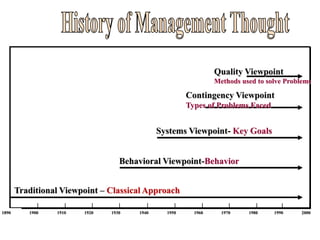 2. the evolution of management | PPTX