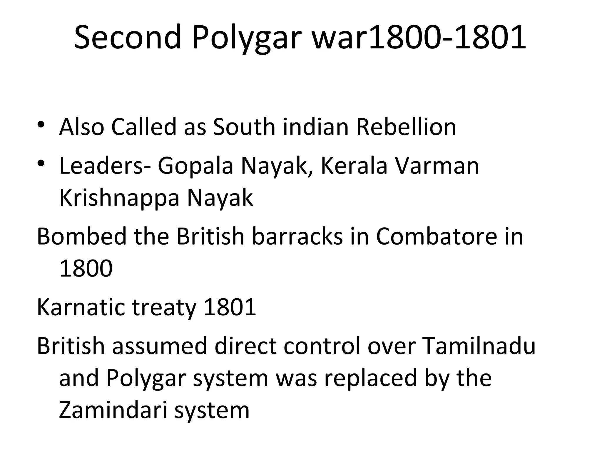 Tribal revolts and movements led by deposed rulers and zamindars | PPT