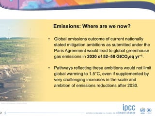 SR15 - Climate Change Mitigation | PPT