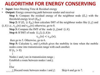 Context-Aware Energy Conserving Routing Algorithm for Internet of Things | PPT