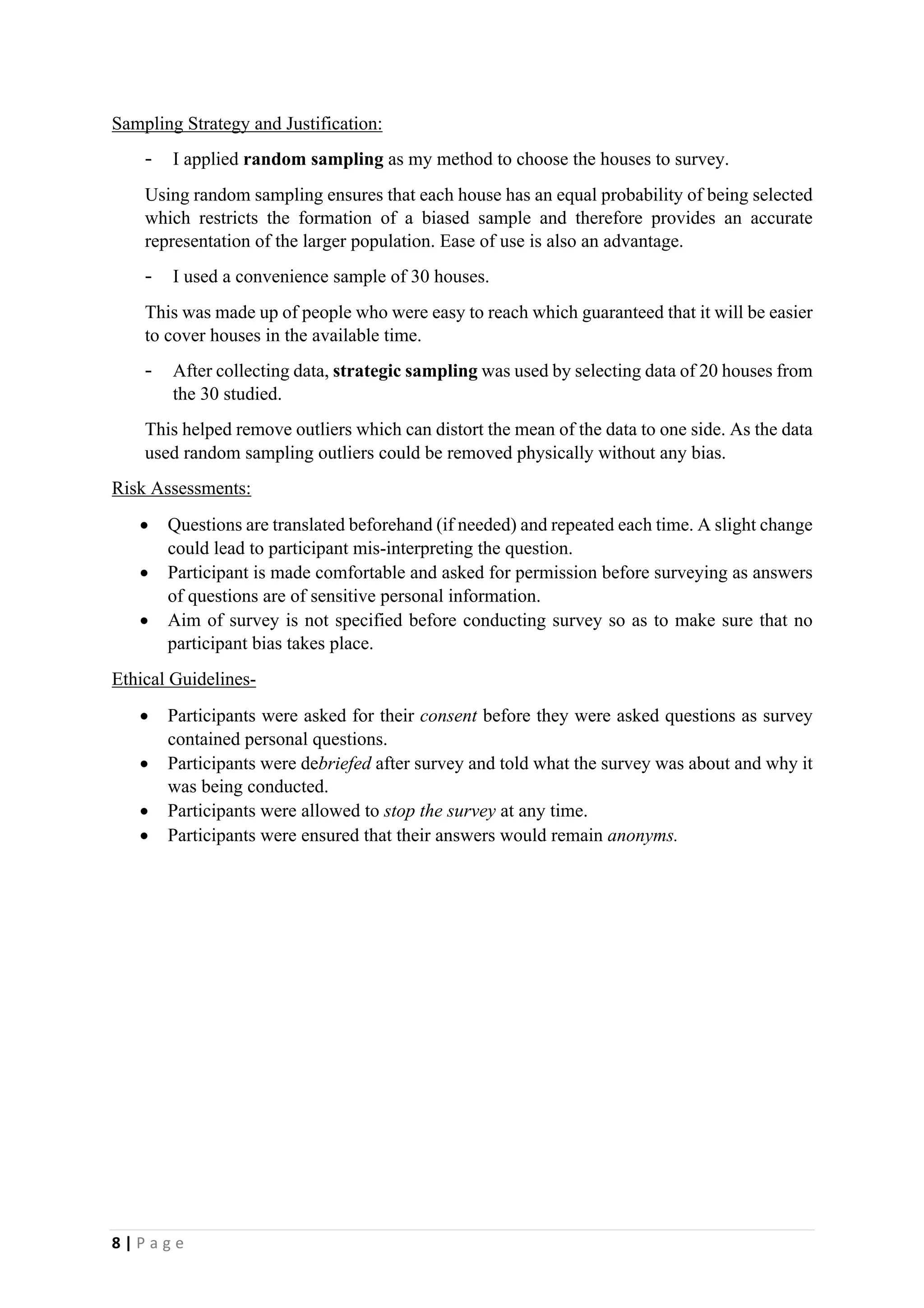 ESS INTERNAL ASSESSMENT 2019-SURVEY 2 | PDF