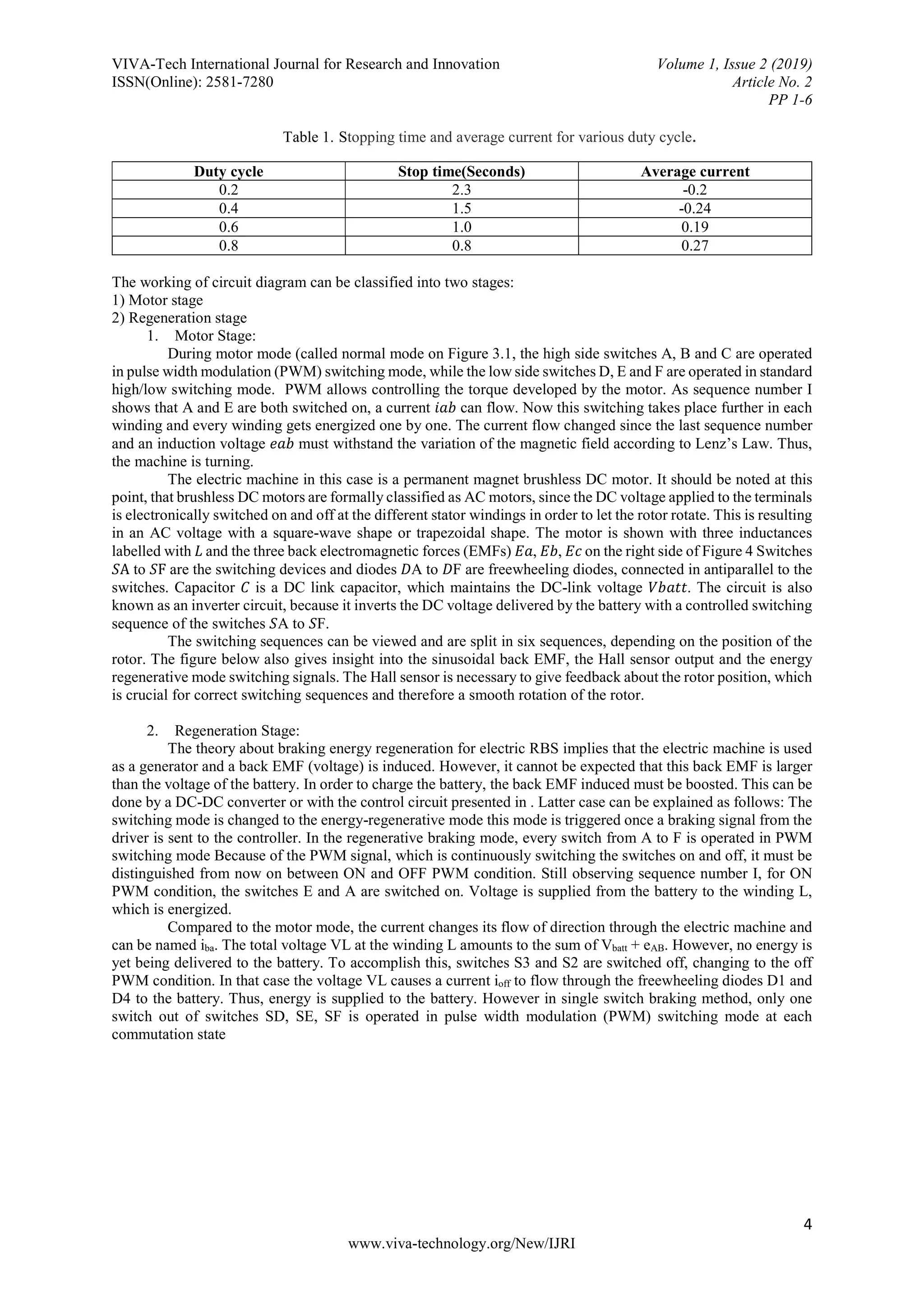 Design and Fabrication of Regenerative Braking in EV | PDF