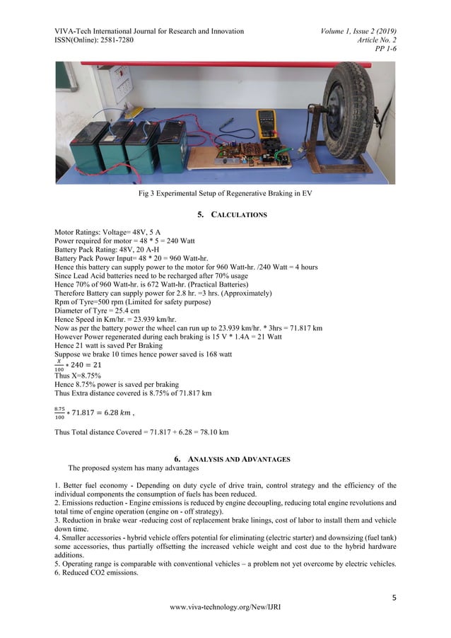 Design And Fabrication Of Regenerative Braking In Ev Pdf