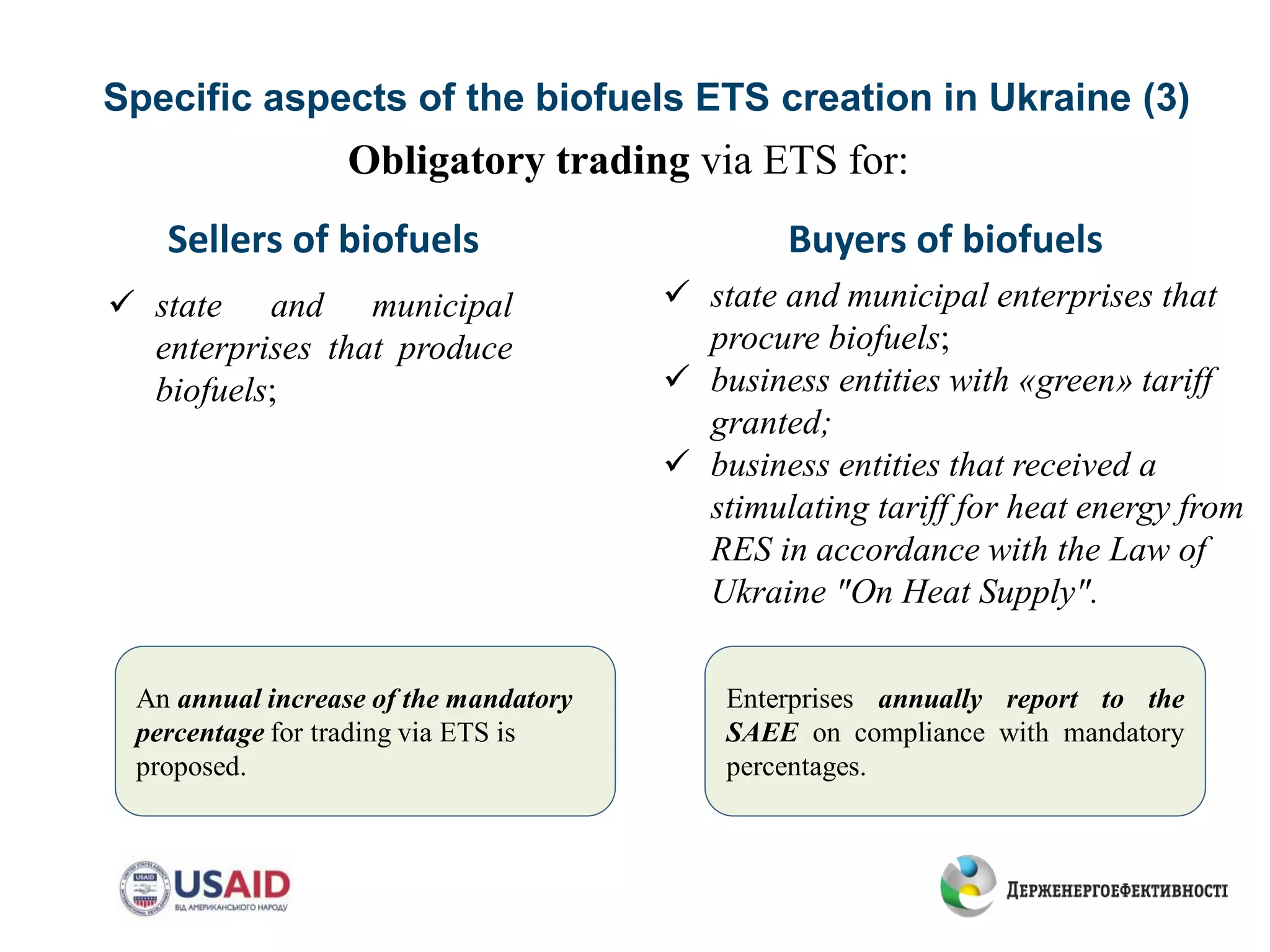 Biofuels e-trading system introduction in Ukraine | PDF