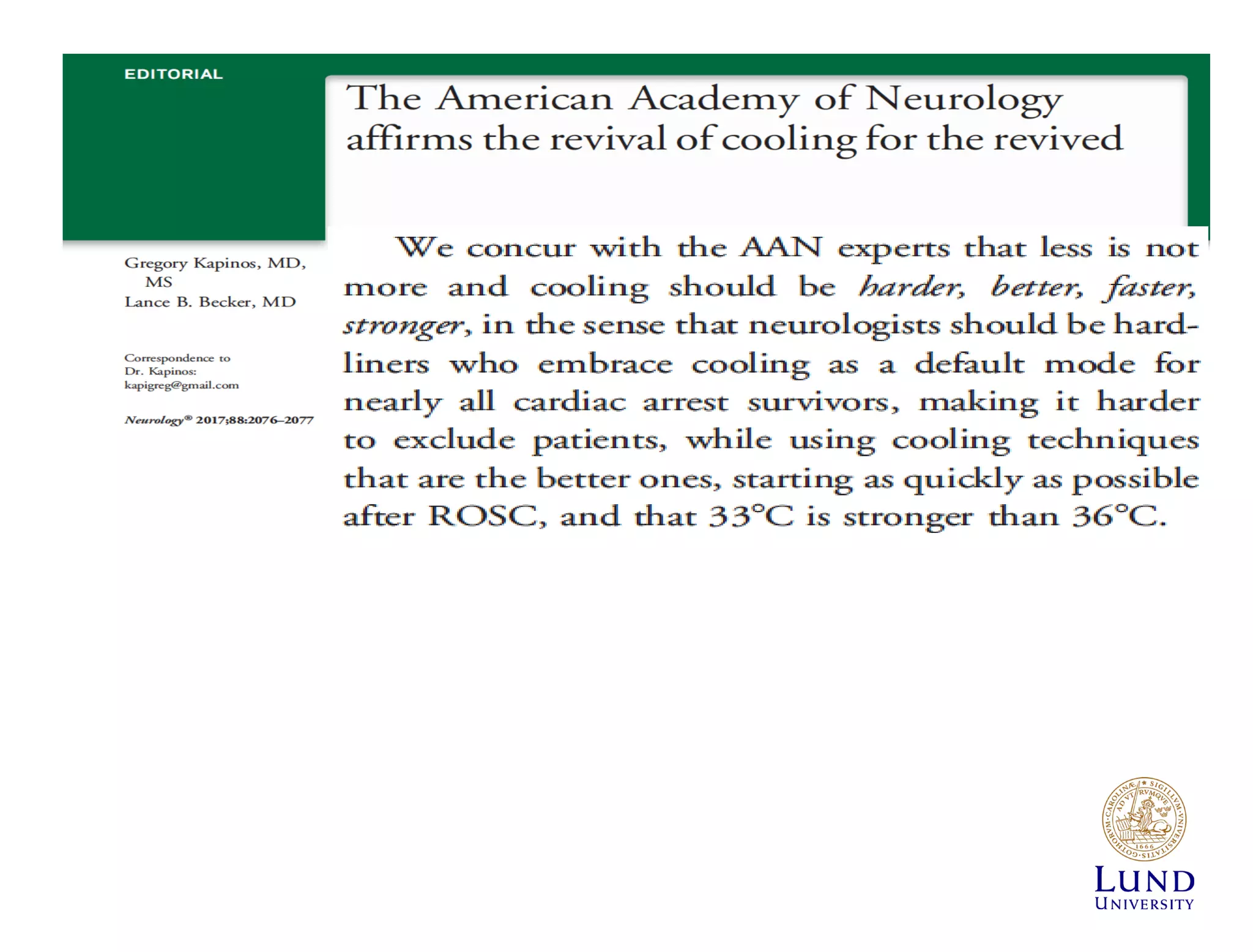 The TTM trials - why, how and what? | PDF