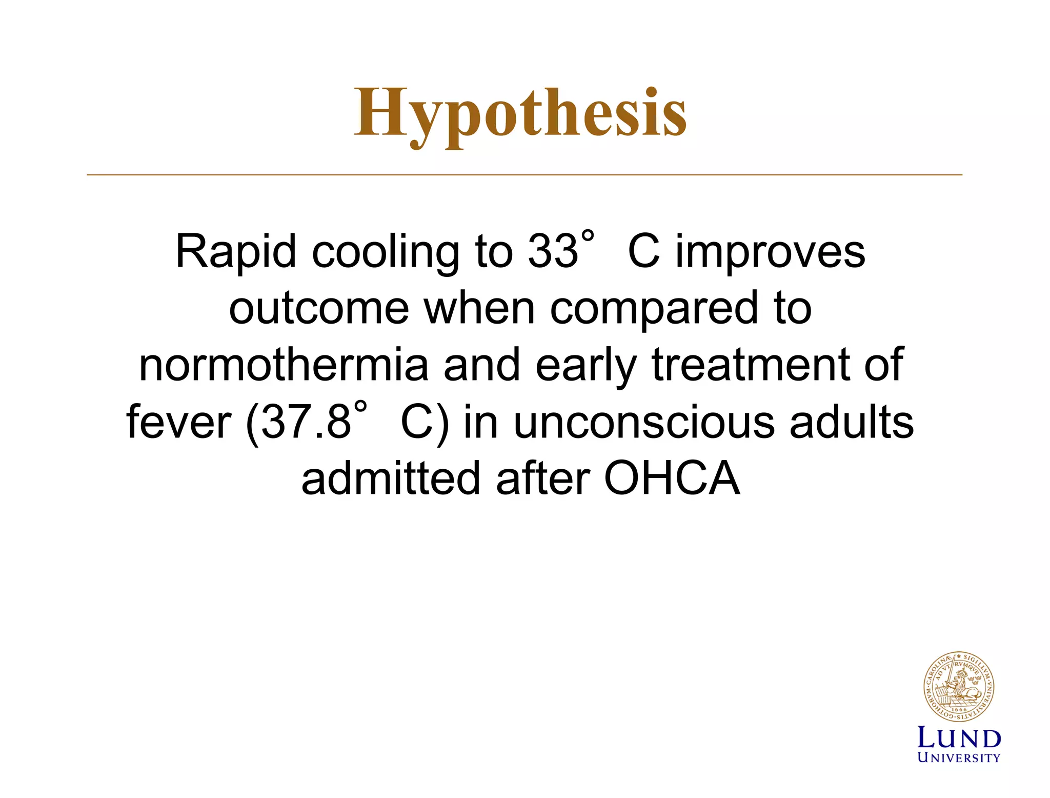 The TTM trials - why, how and what? | PDF