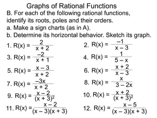 2.9 graphs of factorable rational functions t | PPTX