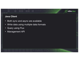 Using the Java Client Library by Noah Crowley, DevRel | InfluxData | PPT