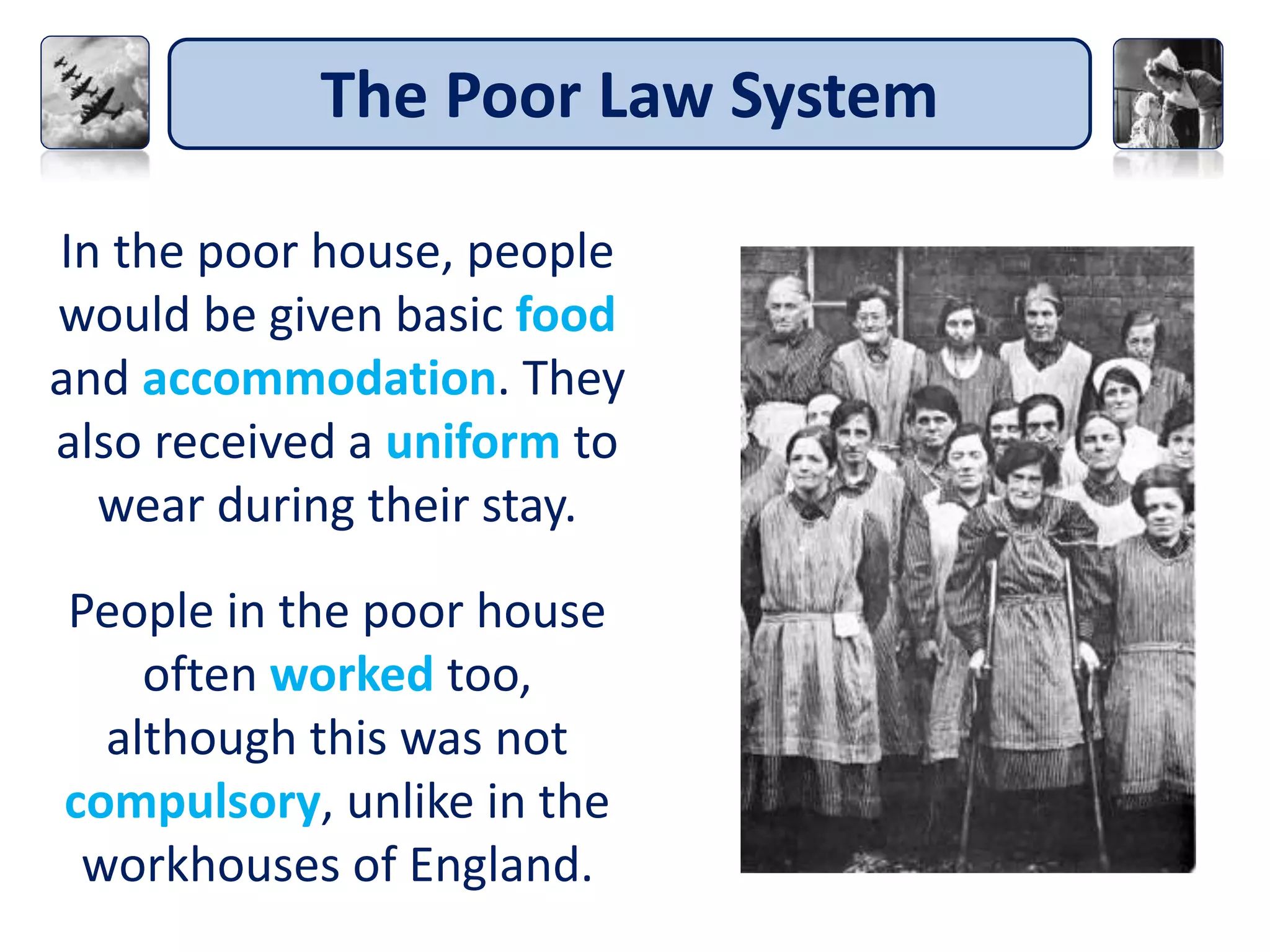 Making of Modern Britain 1880-1951 - the poor law system | PPTX