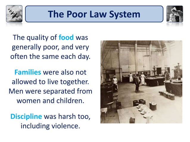 Making of Modern Britain 1880-1951 - the poor law system | PPTX