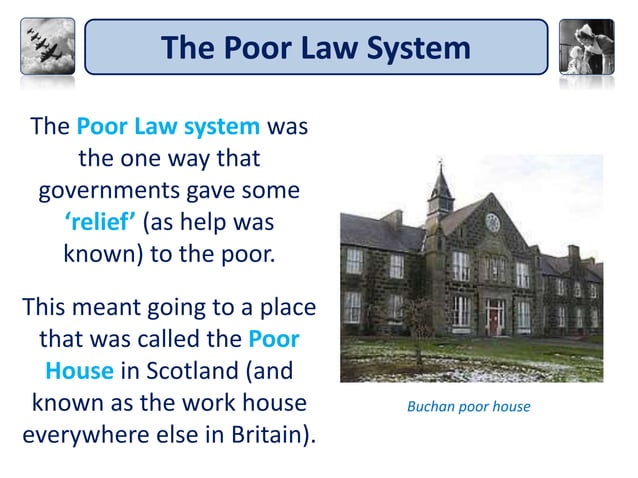 Making of Modern Britain 1880-1951 - the poor law system | PPTX