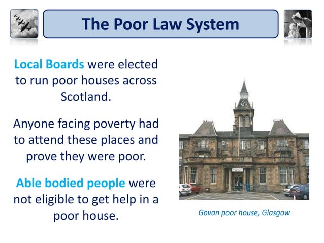 Making of Modern Britain 1880-1951 - the poor law system | PPTX