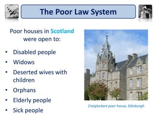 Making of Modern Britain 1880-1951 - the poor law system | PPTX
