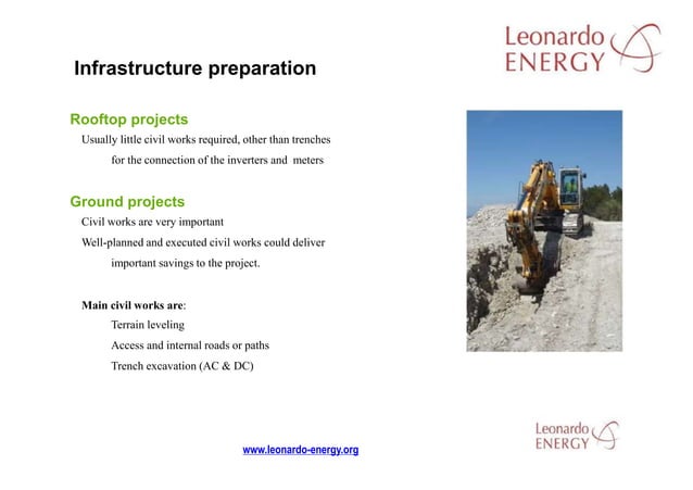 Photovoltaic Training Course - Module 2.1 - Civil works | PPTX | Civil ...