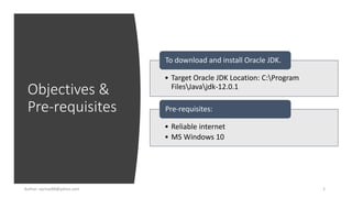 Jdk installation | PPTX